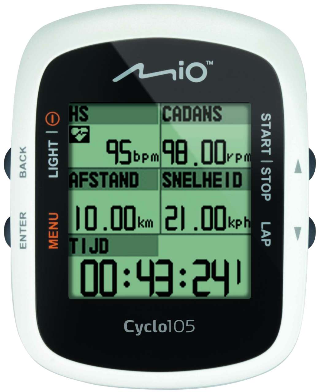 Mio Cyclo 105 ANT+ Hartslagmeter Cadans GPS Fietscomputer