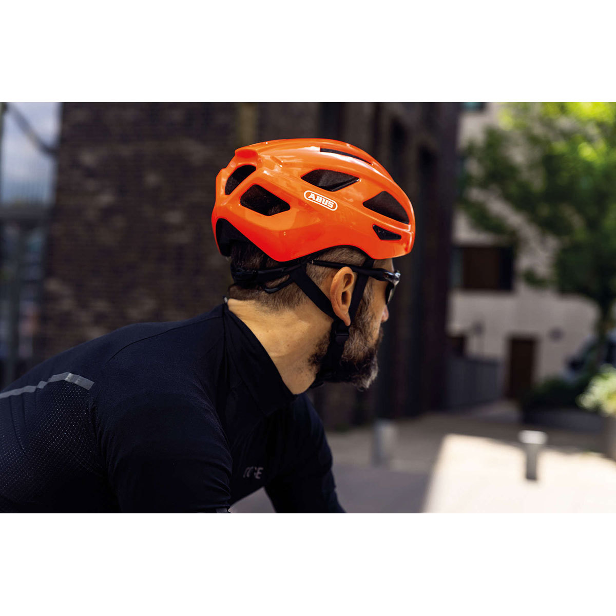 Abus Macator Race Fietshelm Fluo Oranje