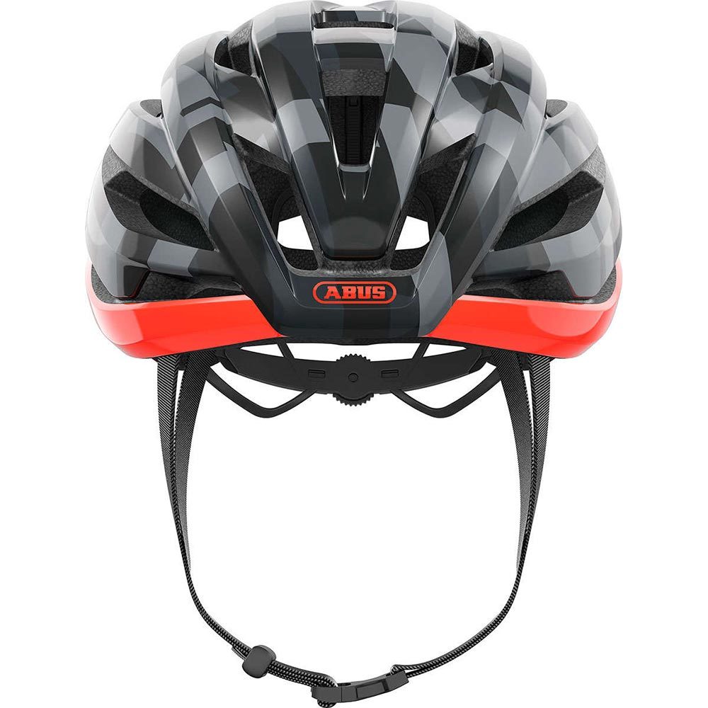 Abus StormChaser Race Fietshelm Grijs/Oranje