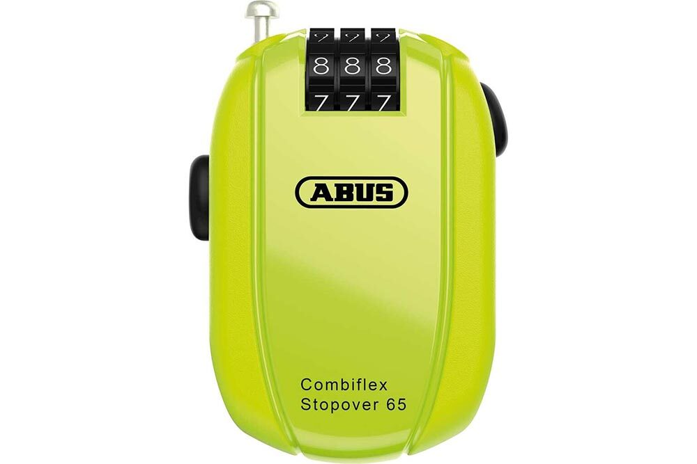 Abus Combiflex StopOver 65 Kabelslot Neon