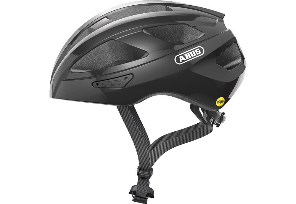 Abus Macator MIPS Race Fietshelm Shiny Zwart