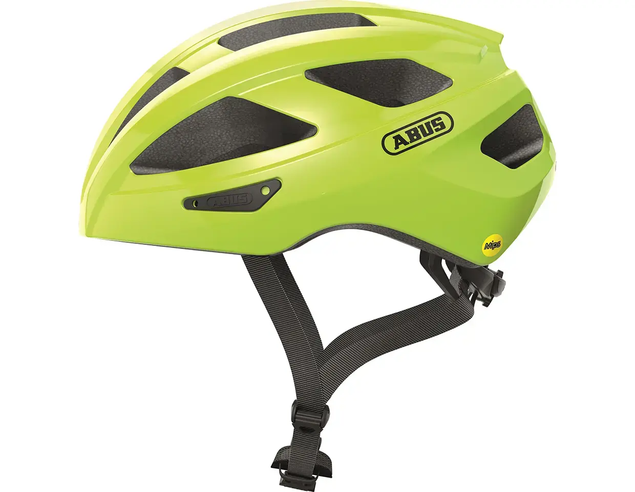 Abus Macator MIPS Race Fietshelm Fluo Geel