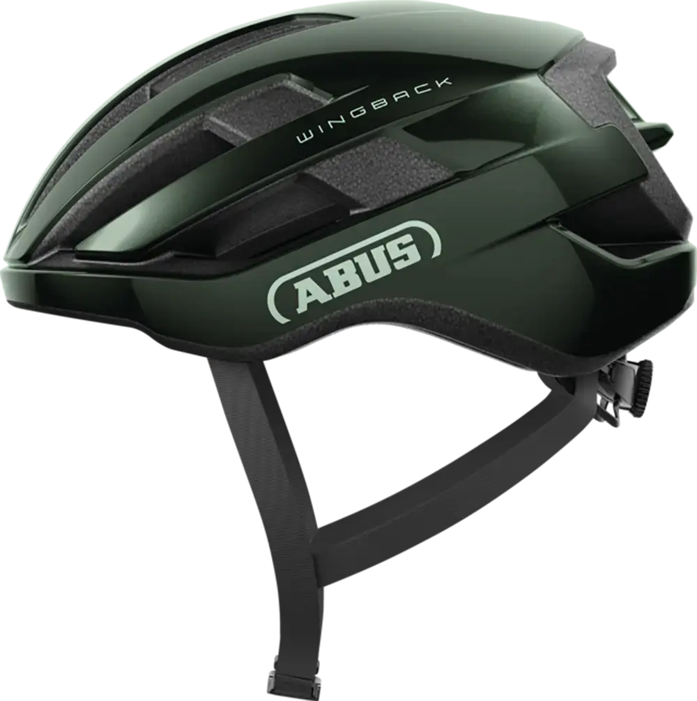 Abus WingBack Race Fietshelm Mos Groen