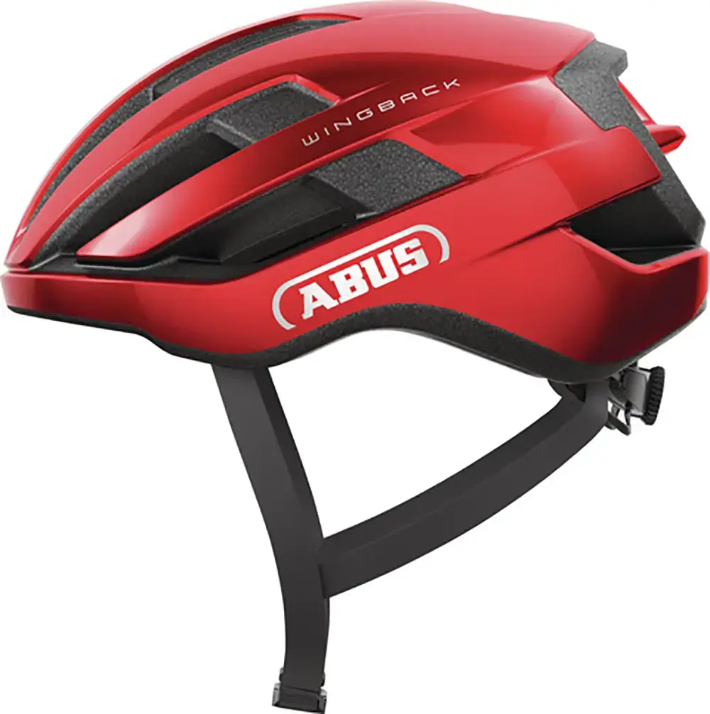 Abus WingBack Race Fietshelm Donkerrood