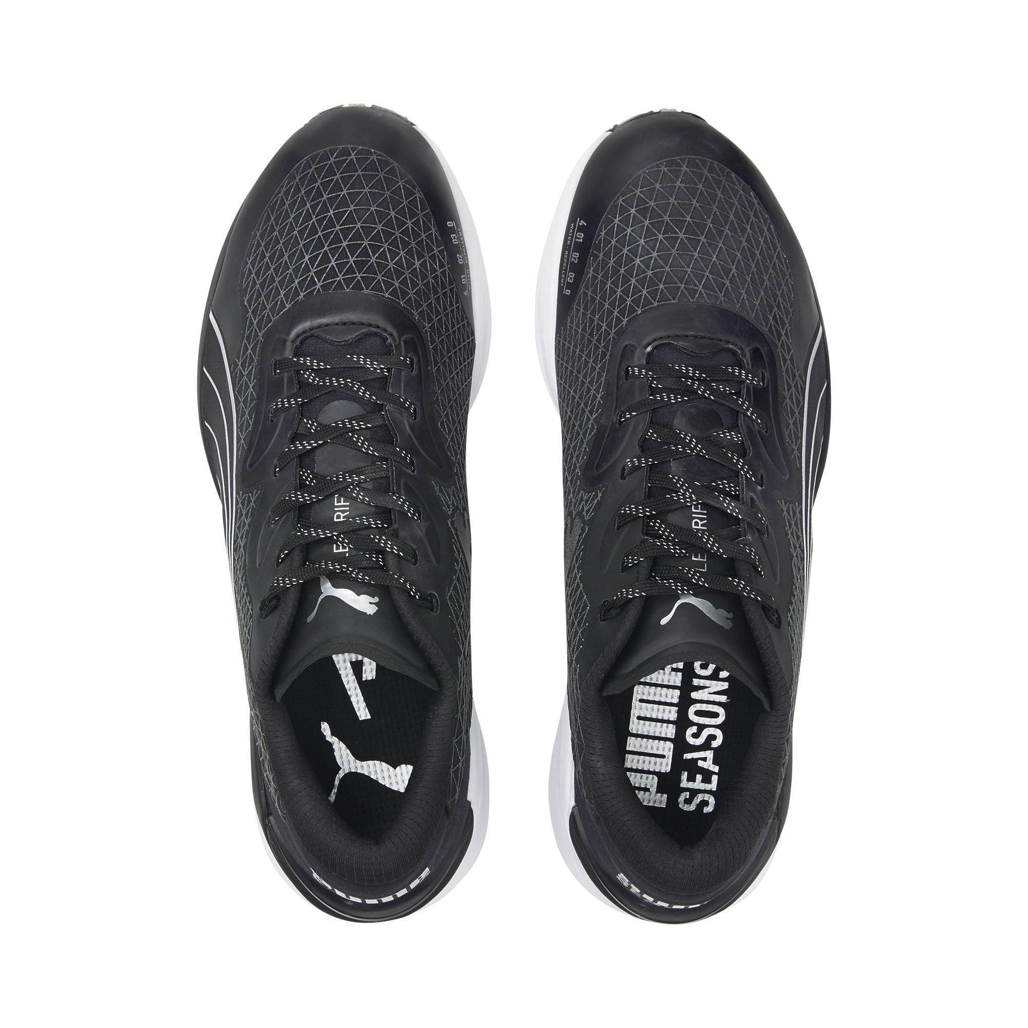 PUMA Electrify Nitro 2 WTR Hardloopschoenen Zwart/Zilver Heren