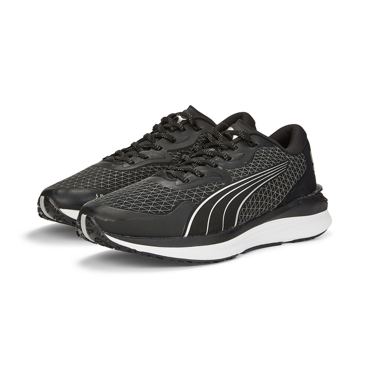 PUMA Electrify Nitro 2 WTR Hardloopschoenen Zwart/Zilver Dames