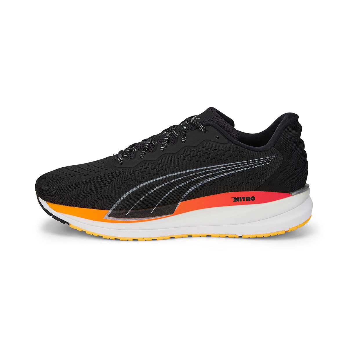 PUMA Magnify Nitro Surge Hardloopschoenen Zwart/Rood/Oranje Heren koop ...