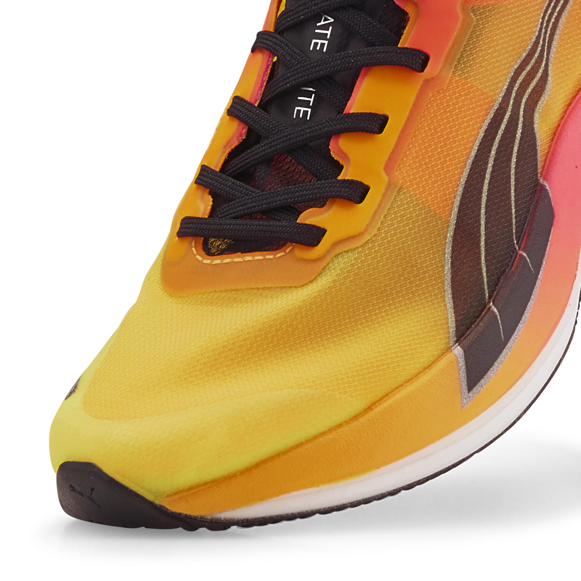PUMA Deviate Nitro Elite Fireglow Hardloopschoenen Rood/Oranje/Zwart ...