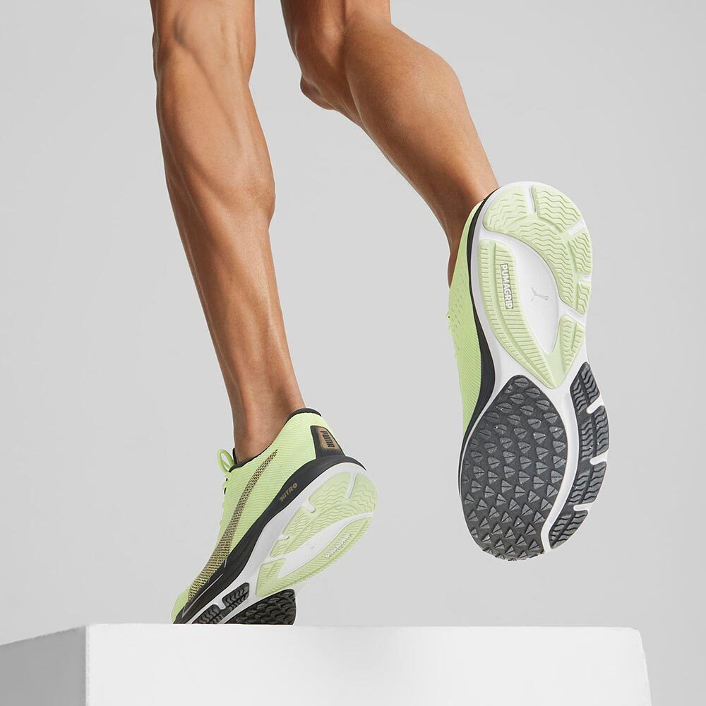 PUMA Velocity Nitro 2 Run 75 Hardloopschoenen Geel/Zwart Heren koop je ...