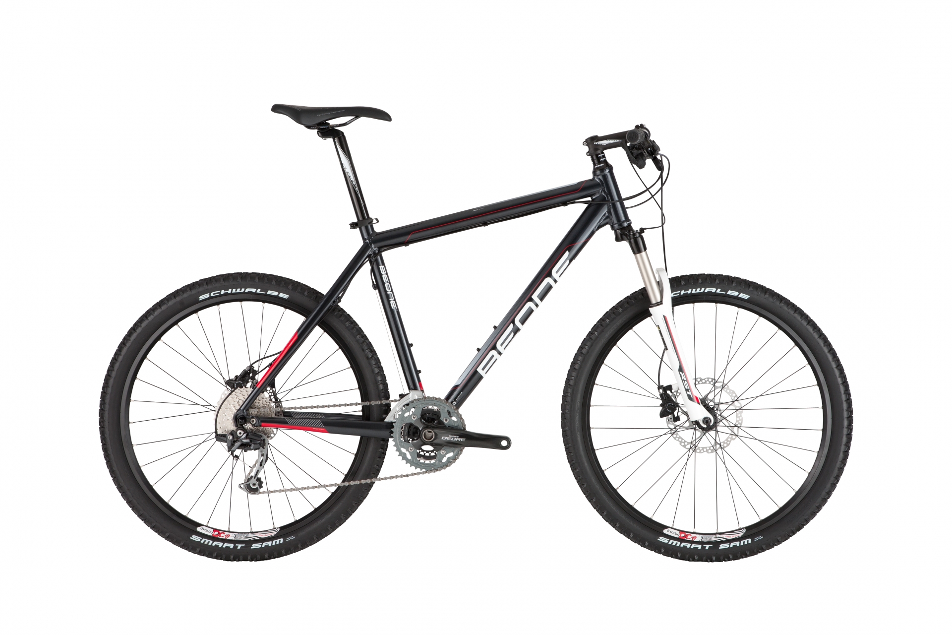 BeOne Spirit Comp 26" Mountainbike Zwart/Rood koop je bij Futurumshop.nl