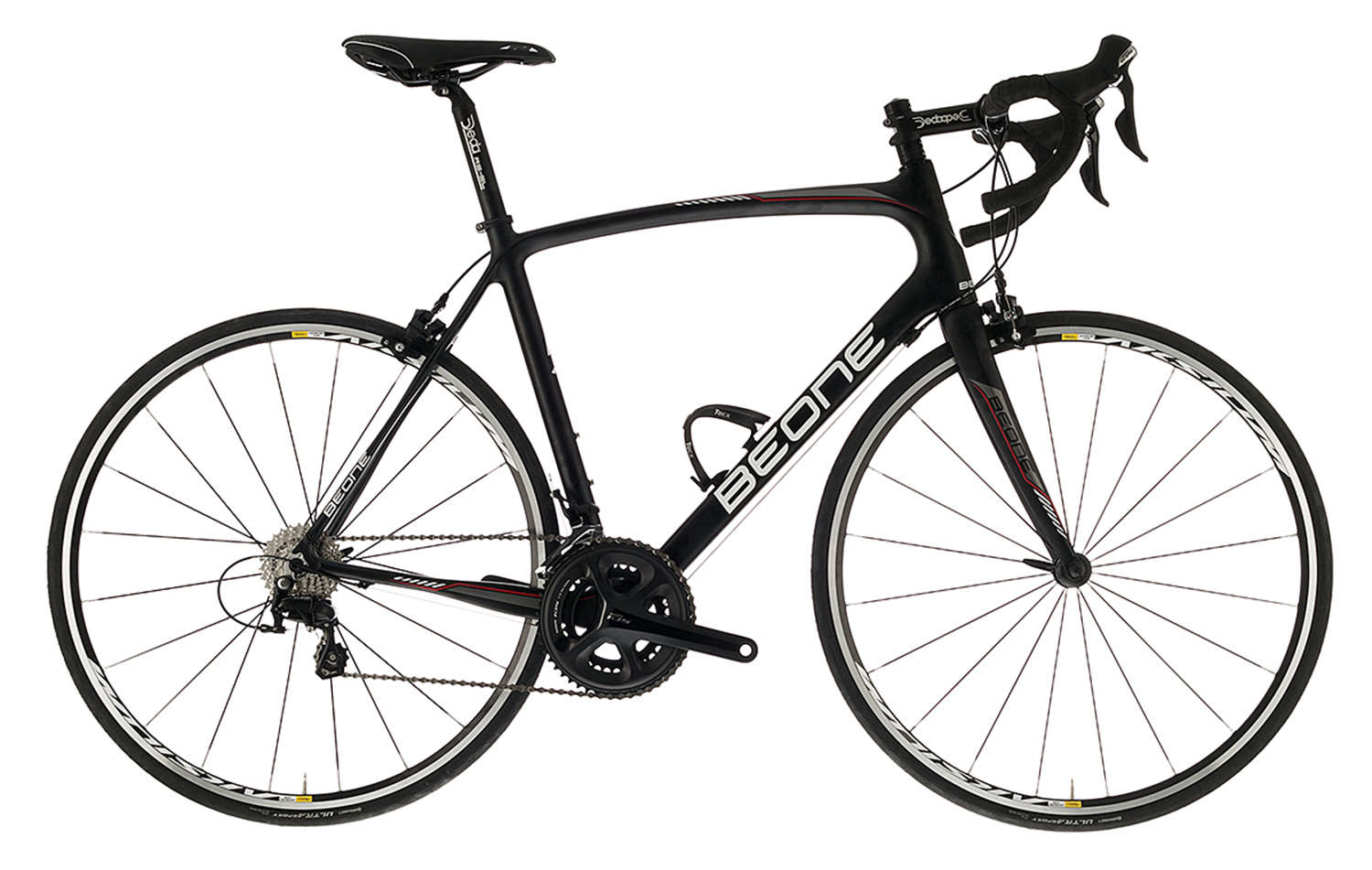 BeOne Evolution Carbon Shimano 105 Racefiets Zwart/Rood koop je bij ...