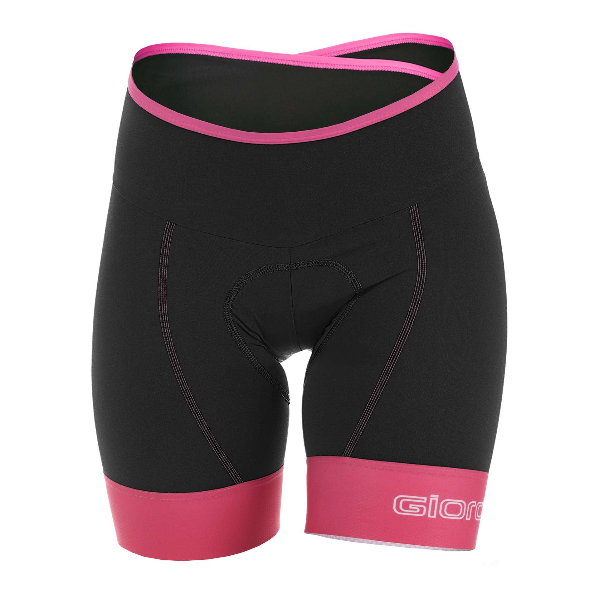 Giordana Lungo Short Fietsbroek Kort met Zeem Zwart/Roze Dames koop je ...