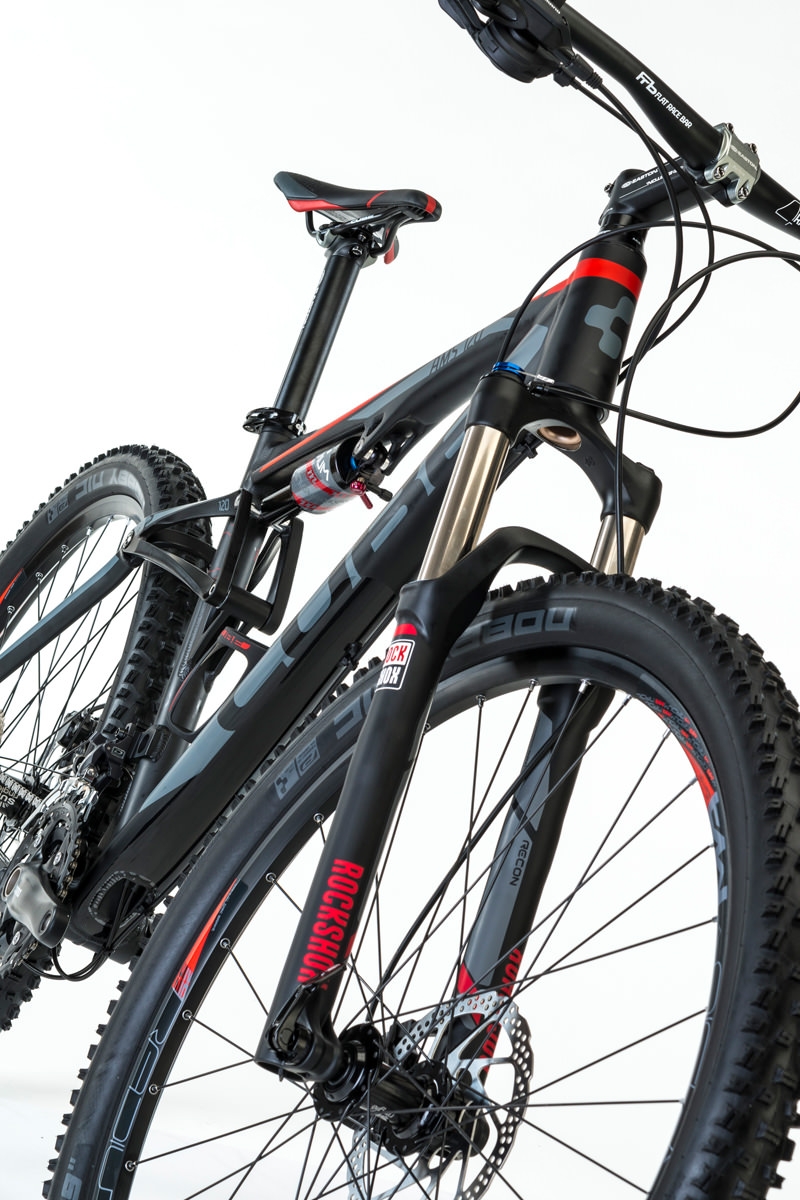 Cube AMS 120 29 Mountainbike Full Suspension Zwart/Rood