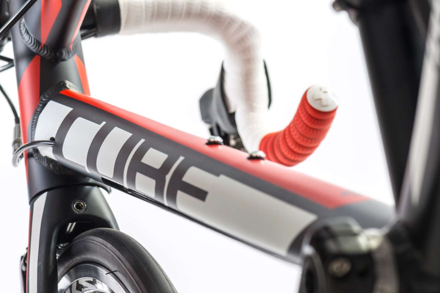 Cube PELOTON Race Compact black red print Racefiets