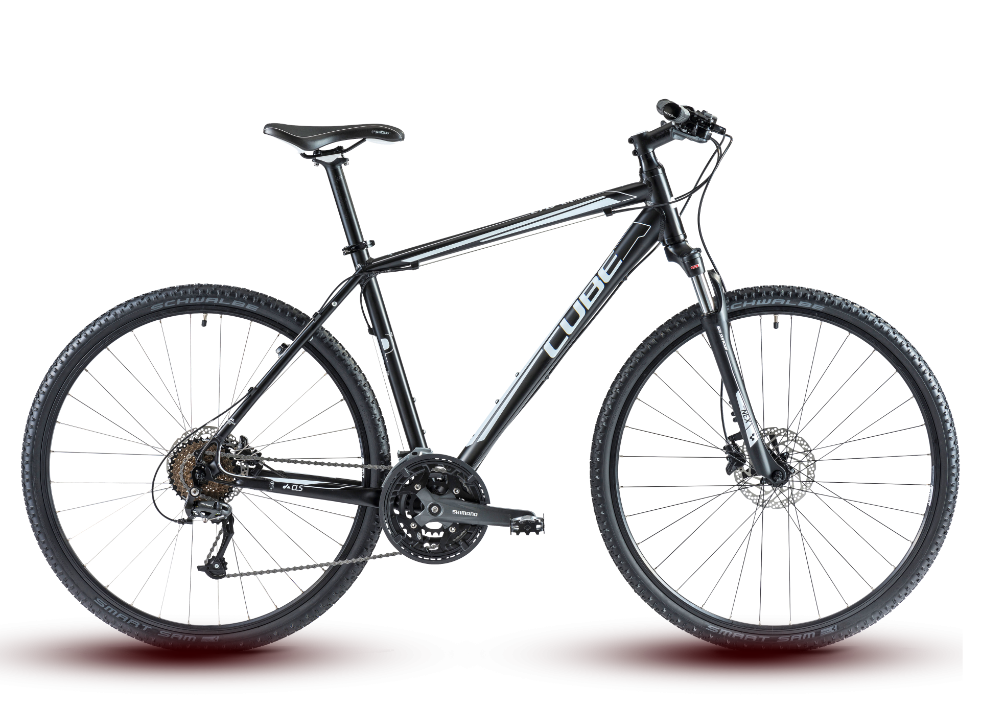 Cube LTD CLS Pro Tour Mountainbike Hybride Zwart/Wit Heren