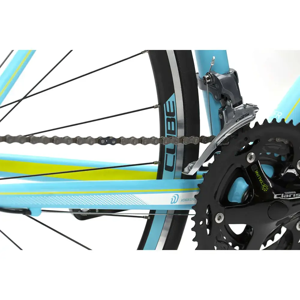 Cube Axial WLS Claris Aqua `n` lime Dames Racefiets