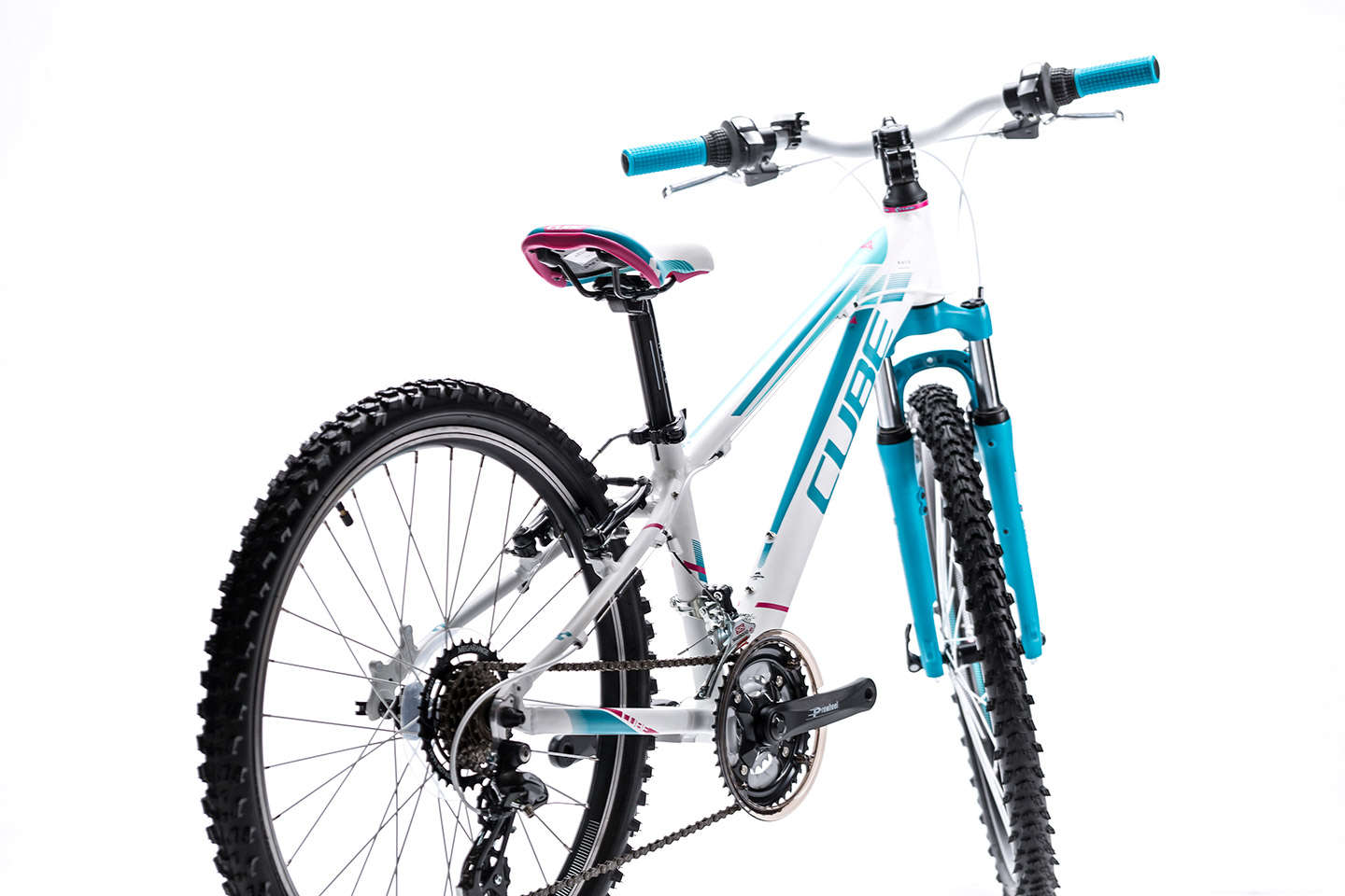 Cube Kid 240 Girl White´n´blue Kinder Mountainbike 24 inch koop je bij ...