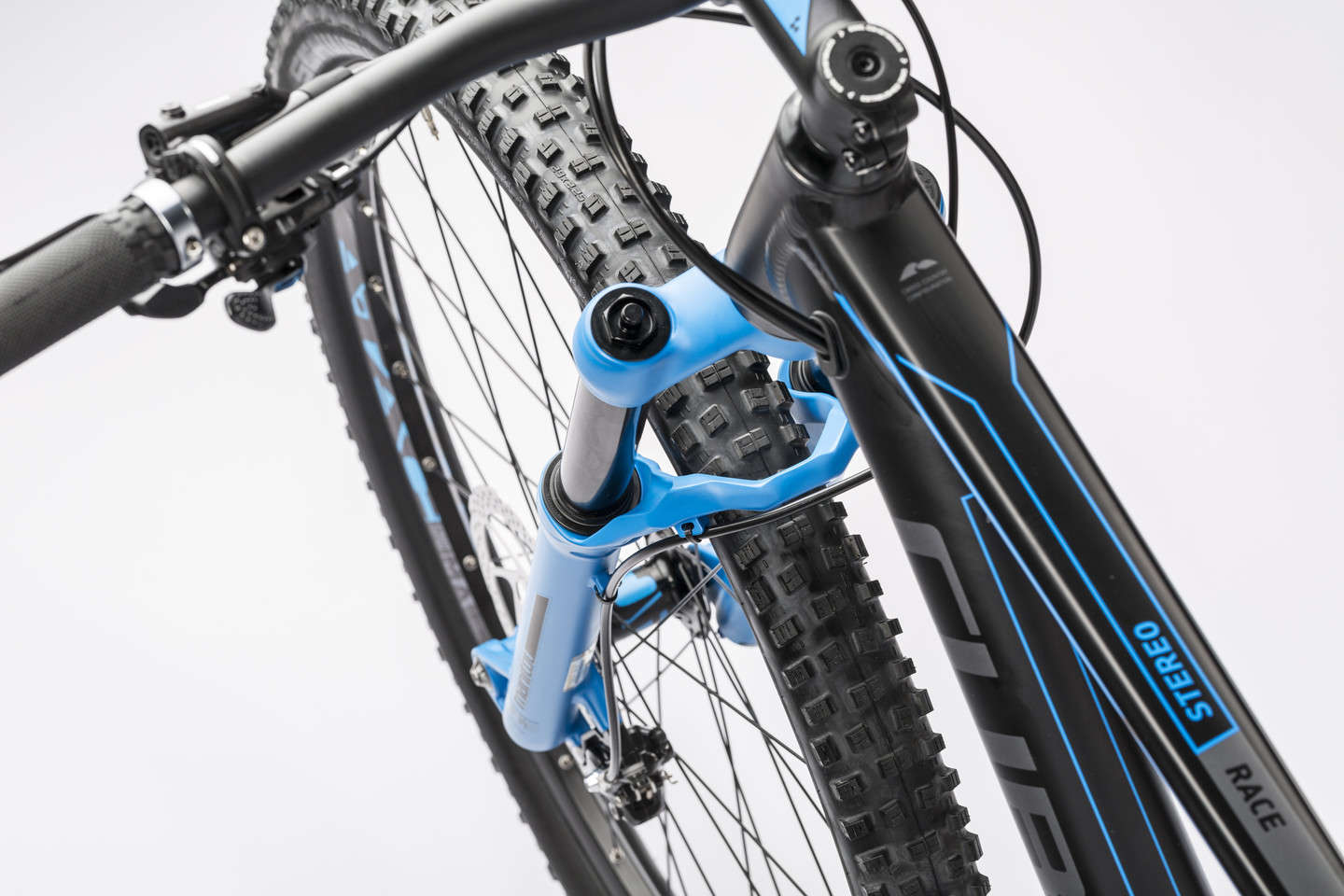 Cube Stereo 120 HPA Race Black n blue Fully Mountainbike 29 inch