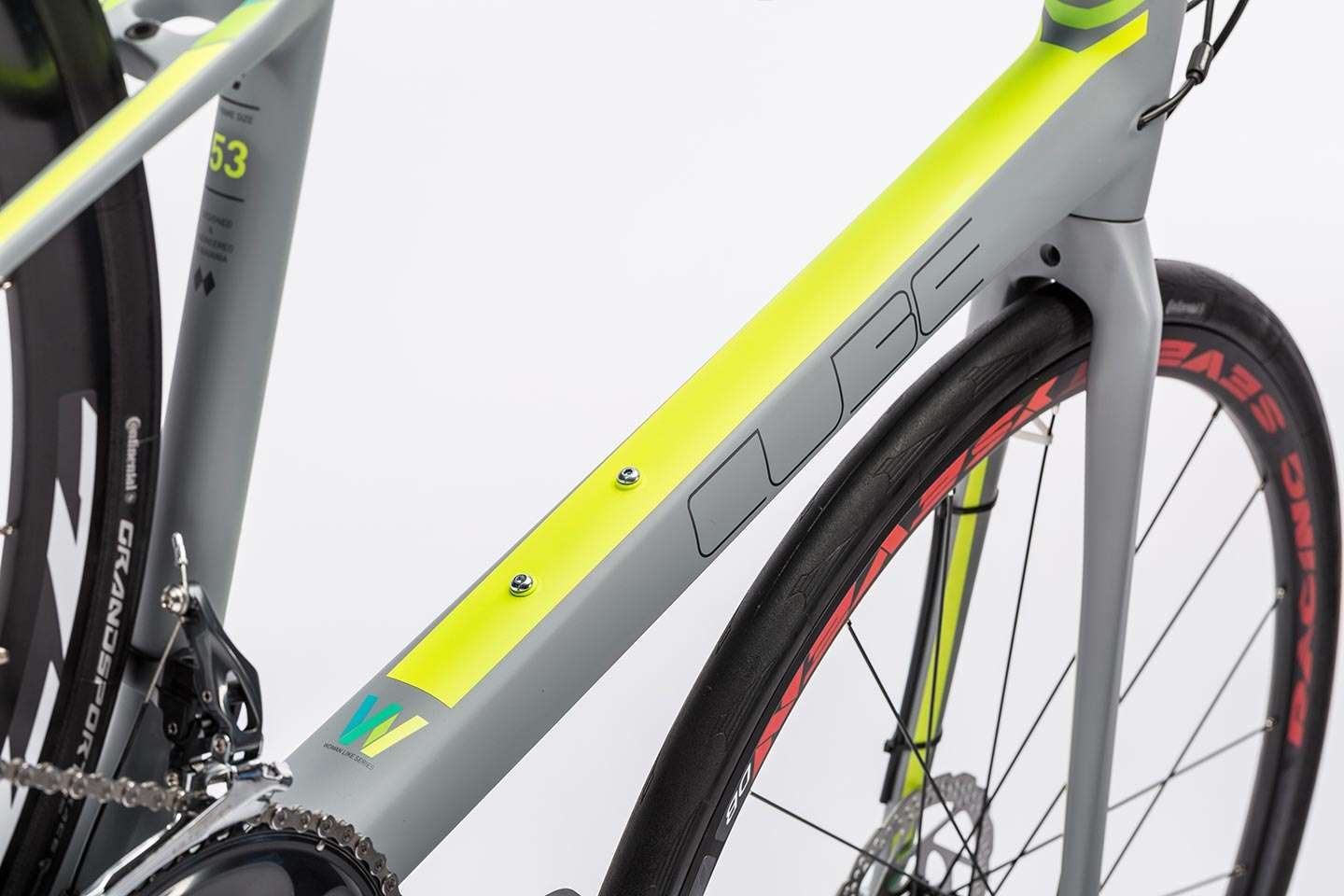 Cube Axial WLS GTC SL Disc Grey `n` kiwi Dames Racefiets