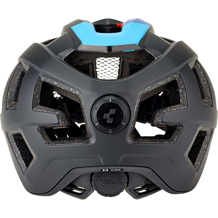 Cube Pathos MTB Fietshelm Teamline Zwart/Blauw/Oranje koop je bij Futurumshop.nl