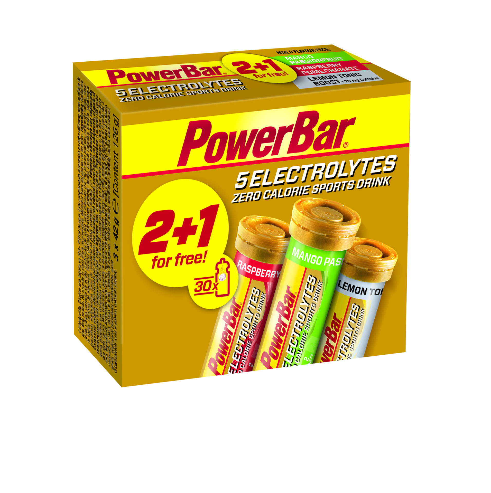 PowerBar Electrolyte Tabs Mixed 2 + 1 gratis koop je bij Futurumshop.nl