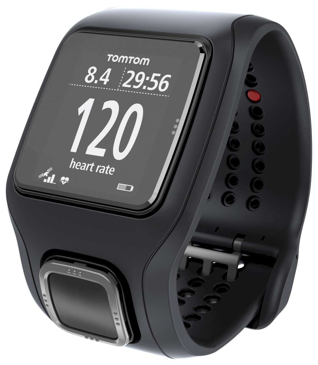 TomTom Runner Cardio GPS-sporthorloge Zwart