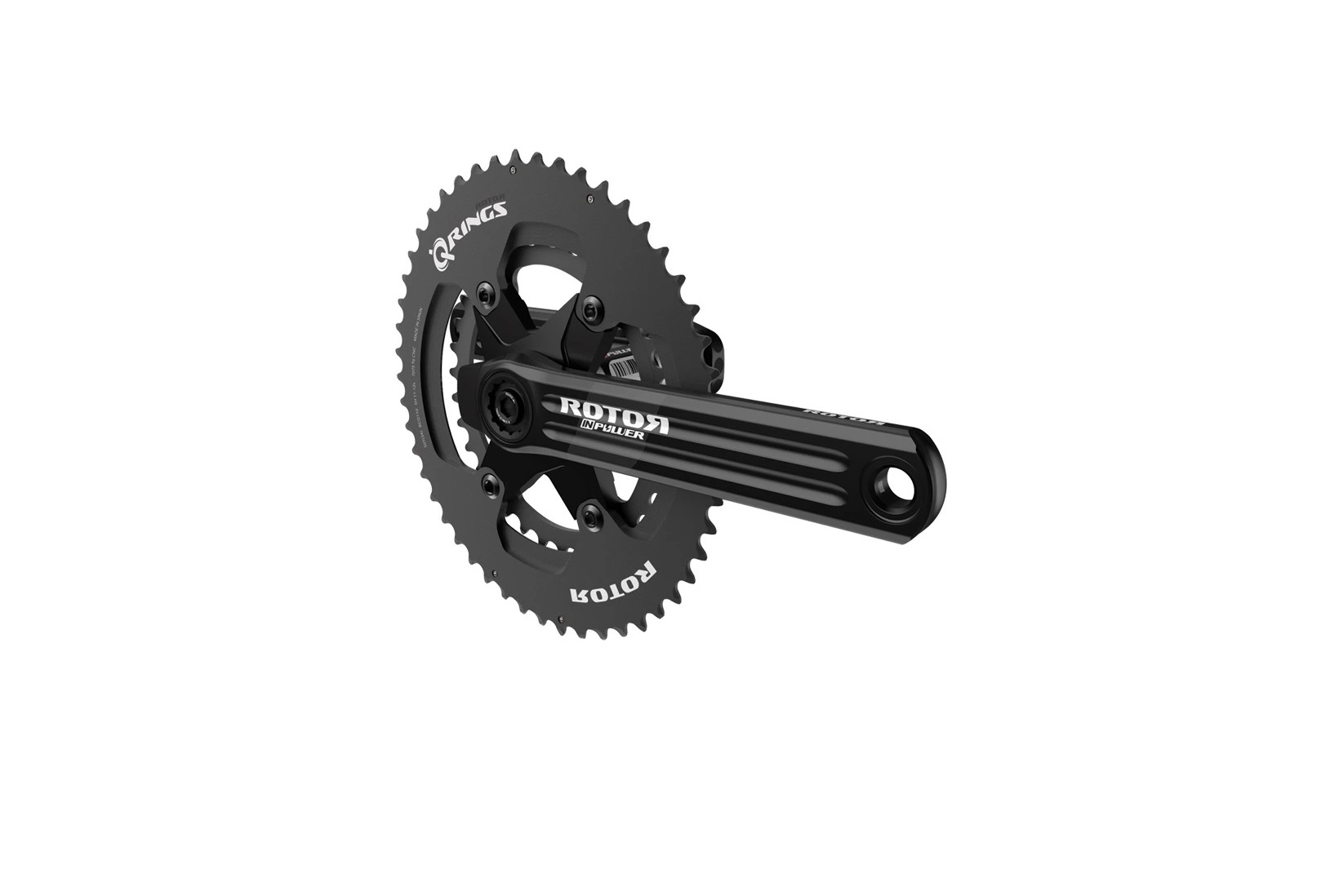 Rotor INpower Direct Mount V3 Crank Vermogensmeter Zwart