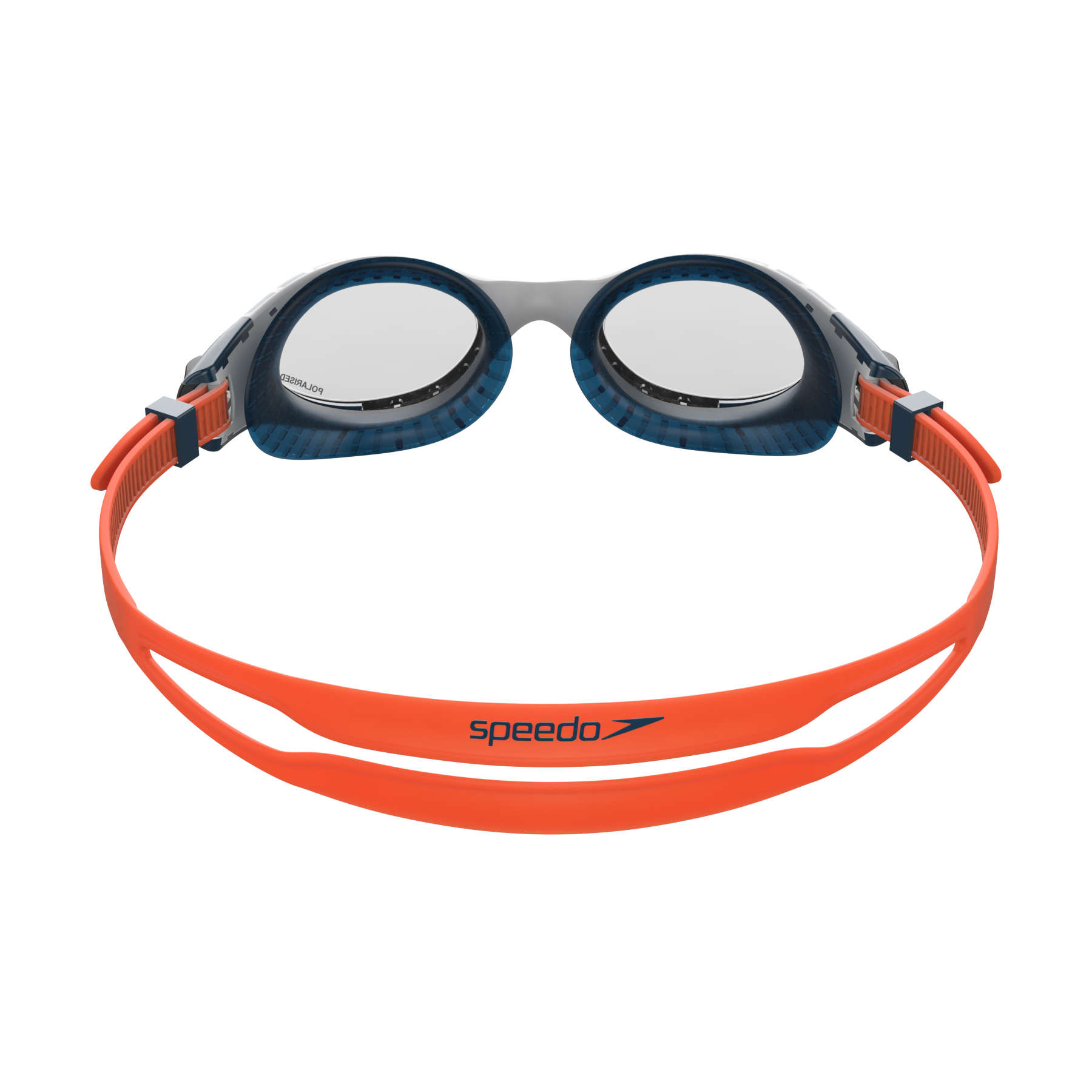Speedo Futura Biofuse Triathlon Polarized Zwembril Wit/Blauw/Oranje