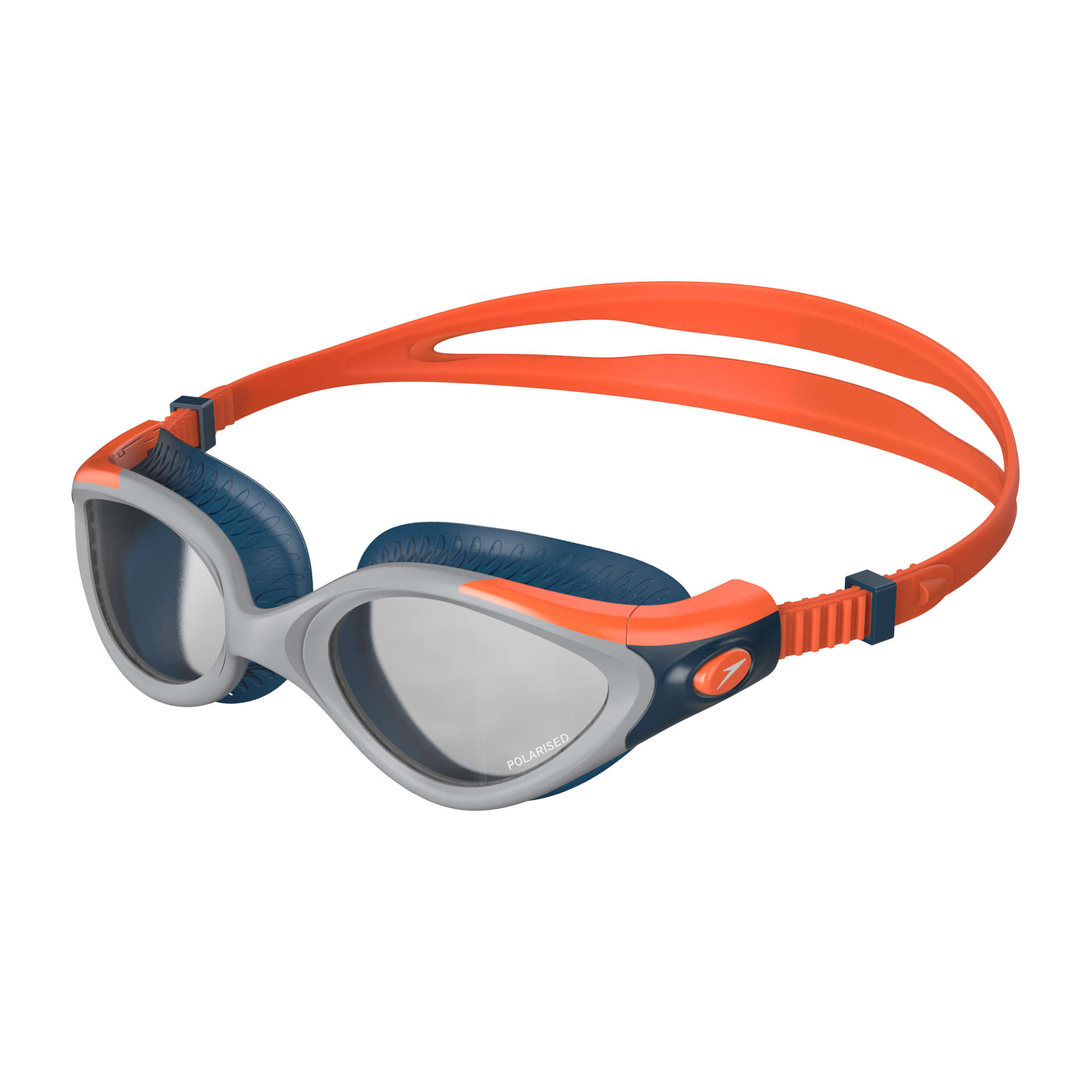 Speedo Futura Biofuse Triathlon Polarized Zwembril Grijs/Blauw/Oranje ...