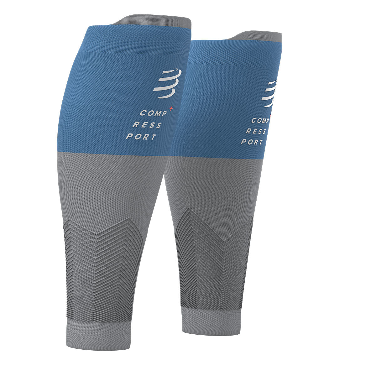 Compressport R2v2 Compressie Tubes Blauw/Grijs koop je bij Futurumshop.nl