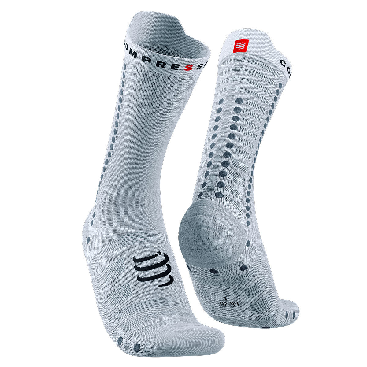 Compressport Pro Racing v4.0 Ultralight Bike Compressiesokken Wit/Grijs ...