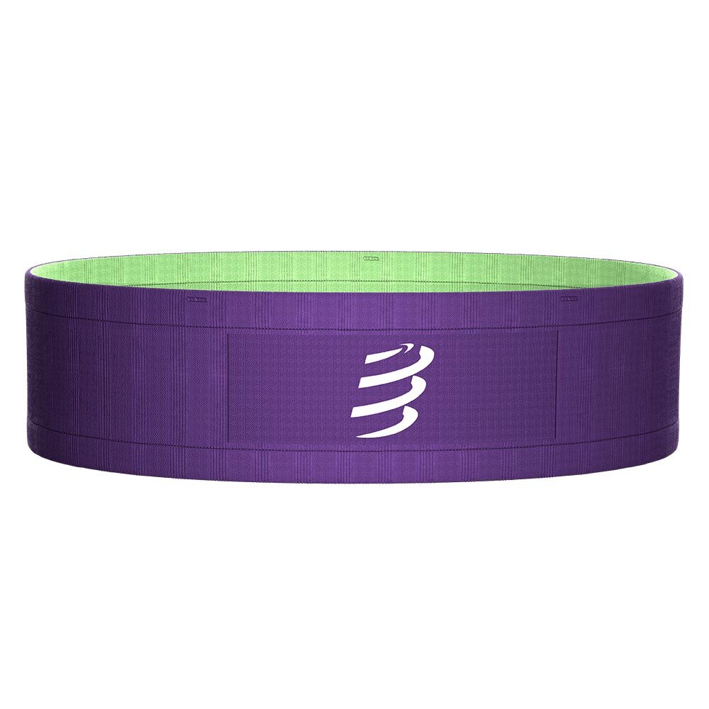 Compressport Free Belt Paars/Groen koop je bij Futurumshop.nl