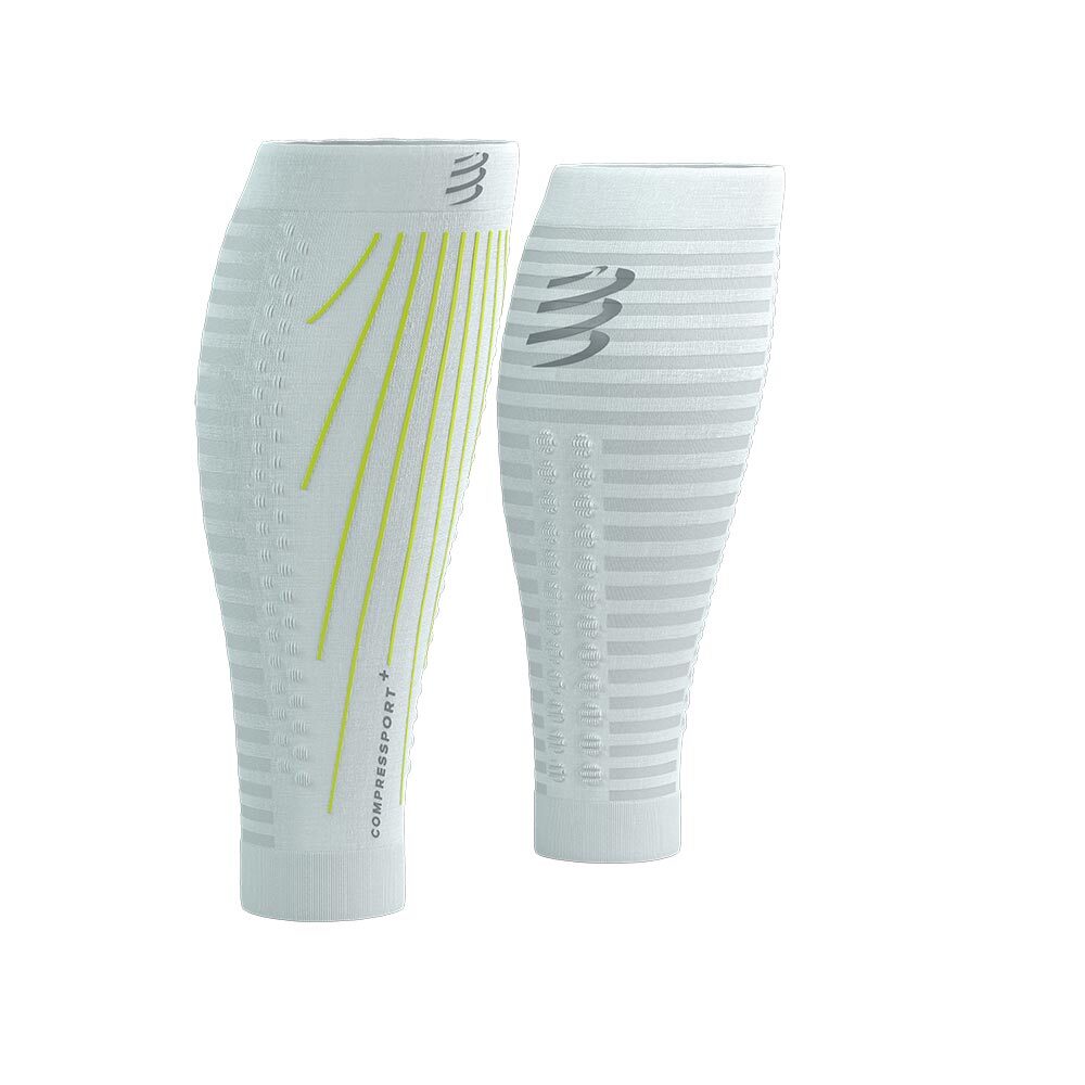 Compressport R2 Aero Compressie Tubes Wit/Groen