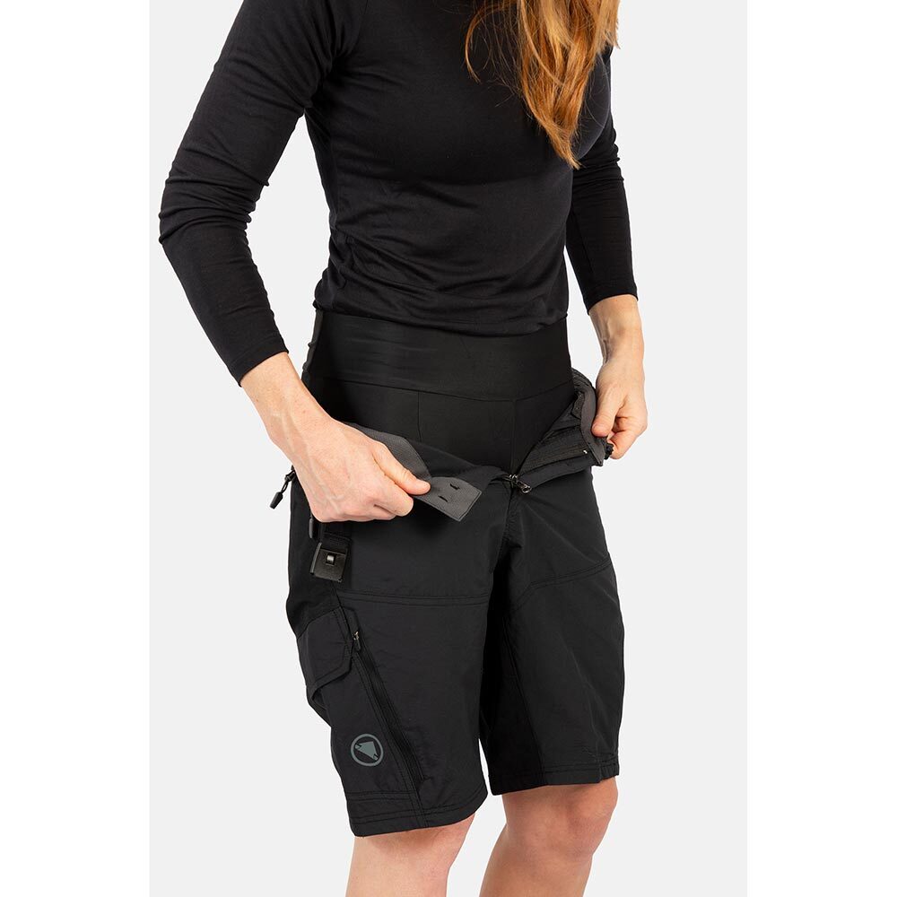Endura EGM Liner MTB Fietsbroek Kort Zwart Dames koop je bij Futurumshop.nl