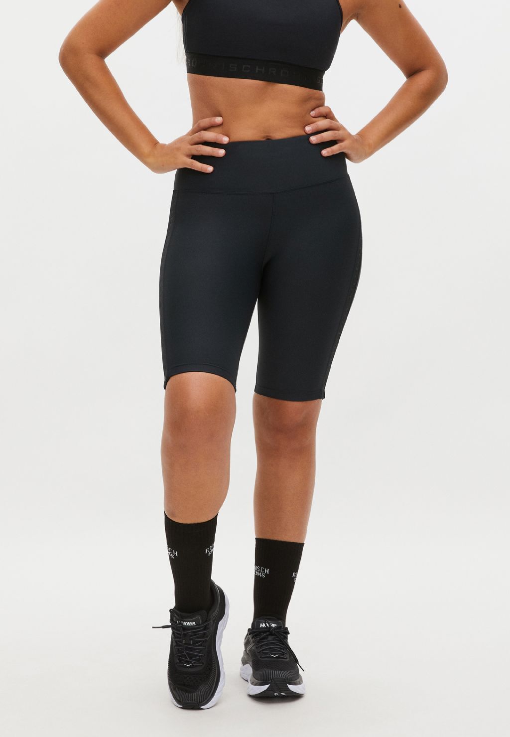 Röhnisch Kay Bike Hardloopbroek Kort Zwart/Zwart Dames