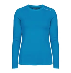 Röhnisch Jacquard Hardloopshirt Lange Mouwen Blauw Dames