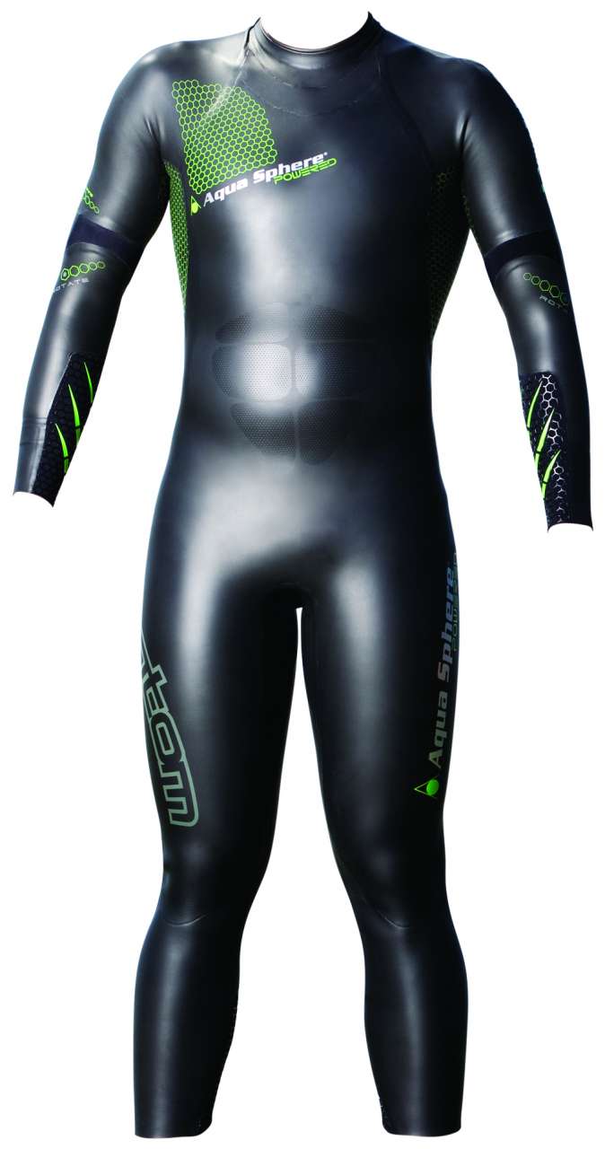 Aqua Sphere Phantom Wetsuit Zwart/Groen Heren koop je bij Futurumshop.nl