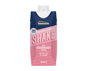 Maxim Protein en Recovery Drink Aardbei 6 x 250ml