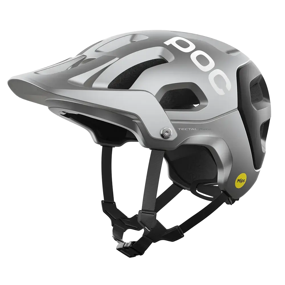 POC Tectal Race MIPS MTB Fietshelm Zilver/Mat Zwart