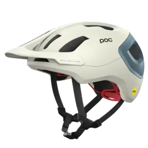 POC Axion Race MIPS MTB Fietshelm Wit/Blauw