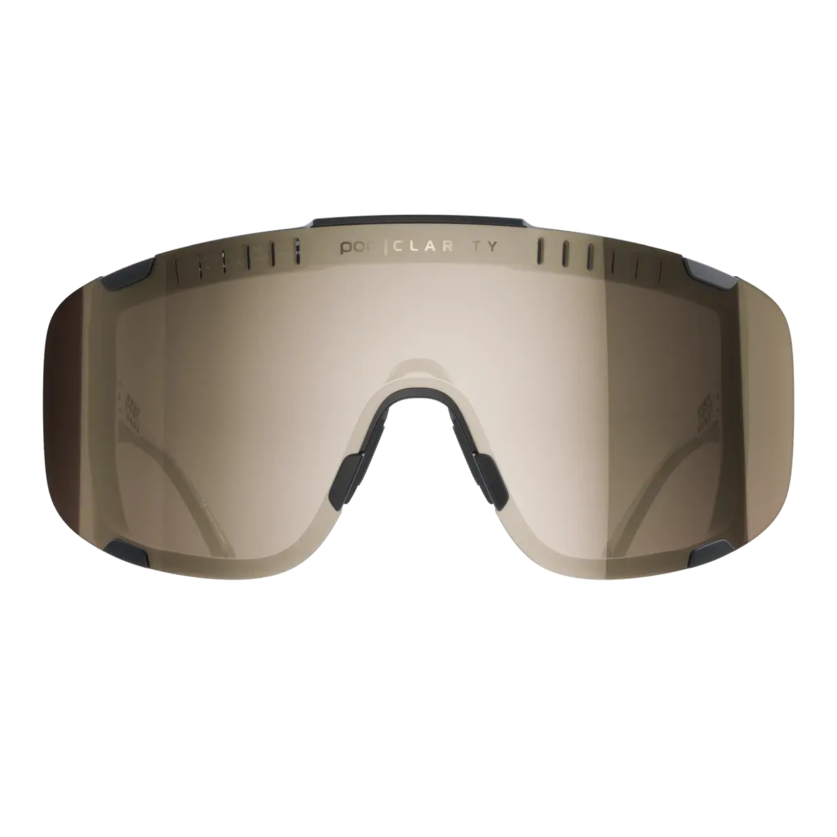 POC Devour Wide Fit Sport Zonnebril Zwart met Trail Lens Zilver