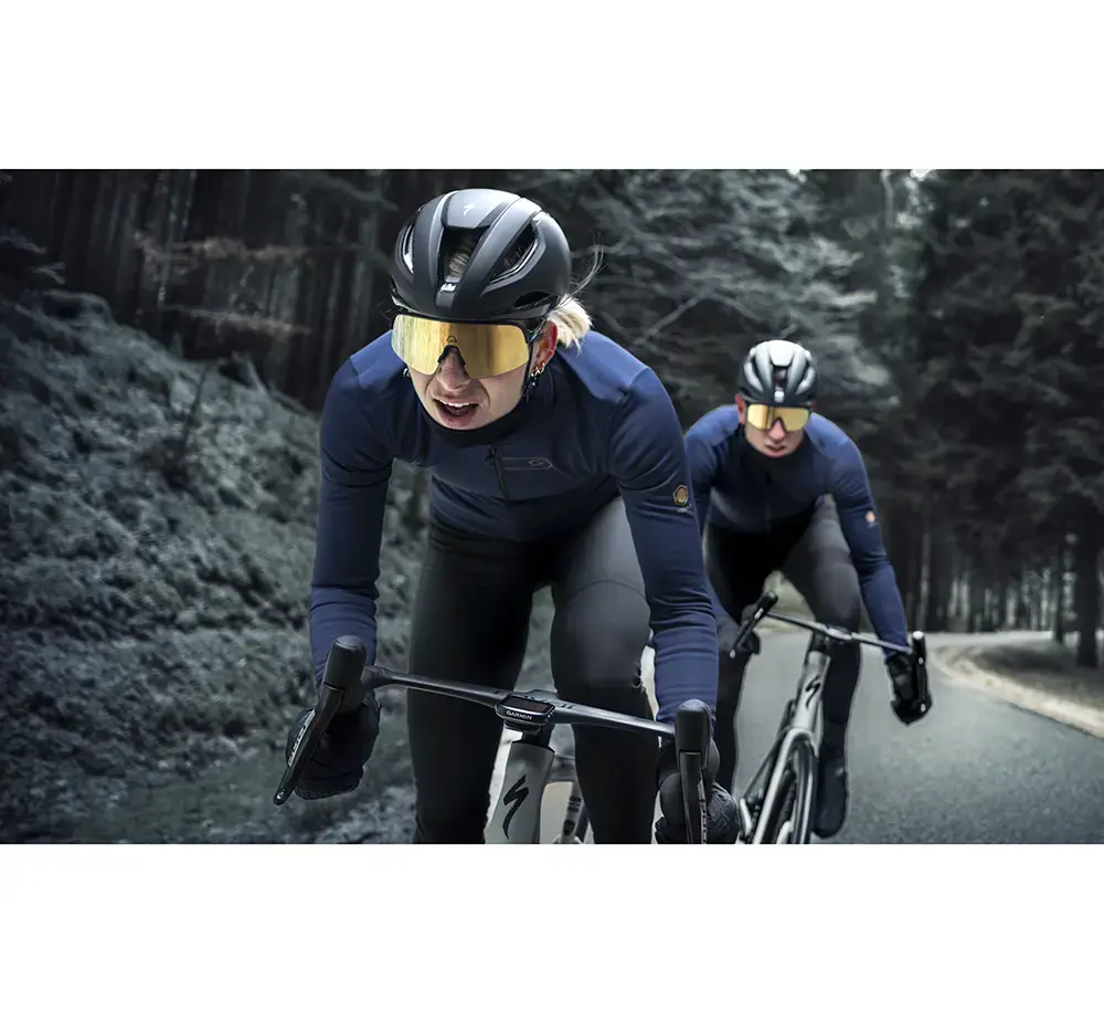 FUTURUM 4 SEASONS PRO Merino Fietsjack Donkerblauw Dames