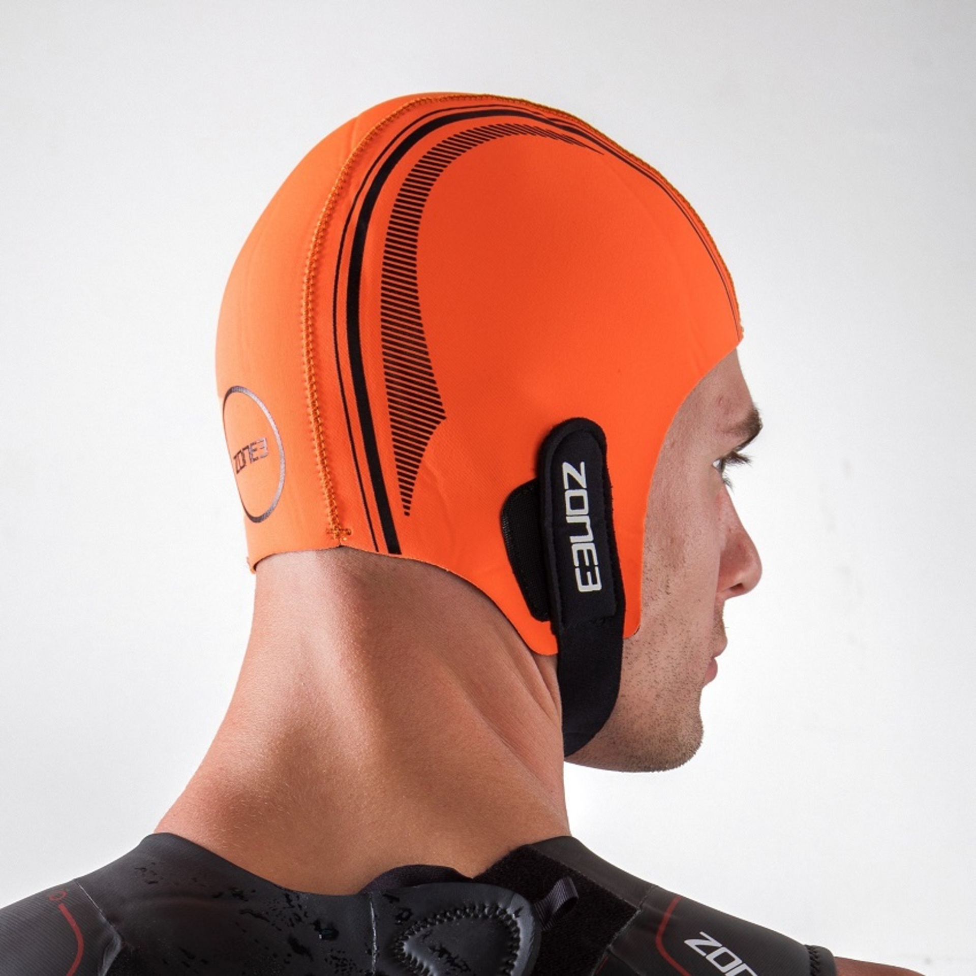 Zone3 Neoprene Badmuts High-Vis Oranje