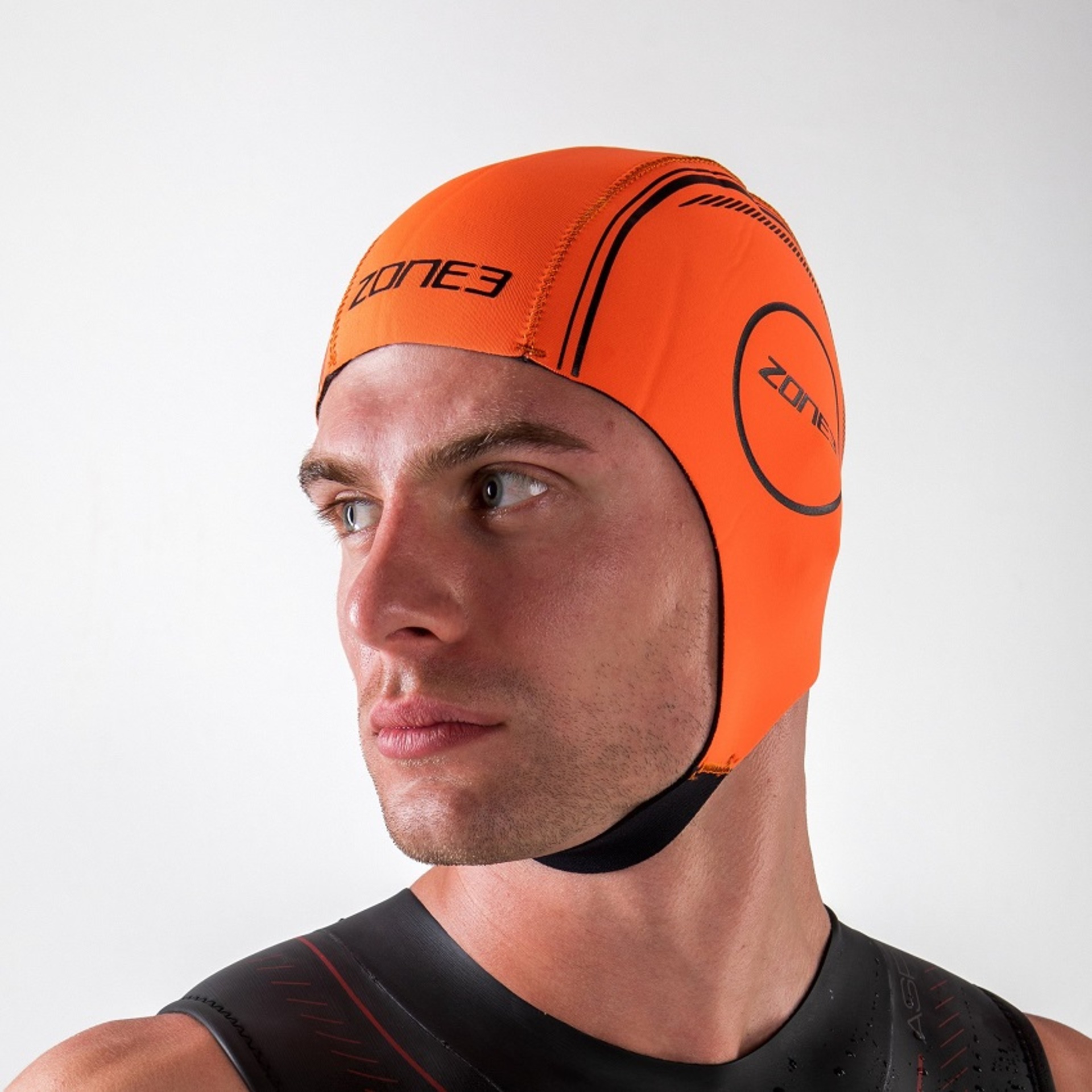 Zone3 Neoprene Badmuts High-Vis Oranje