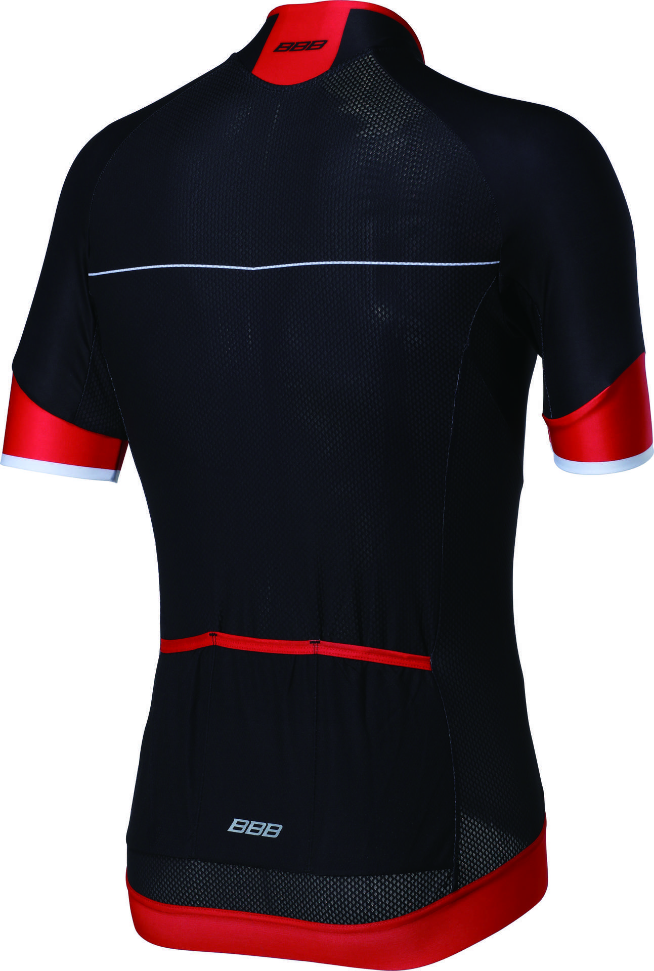 BBB Cycling RoadTech BBW-233 Fietsshirt Korte Mouwen Zwart/Rood Heren ...