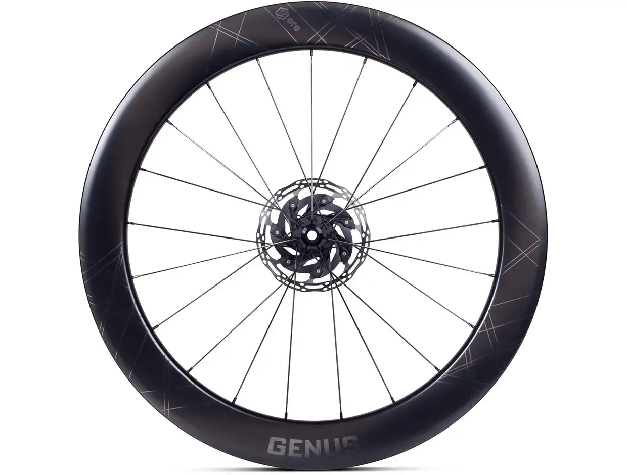 Ere Research Genus II AE65 Carbon Disc Race Wielset Zwart