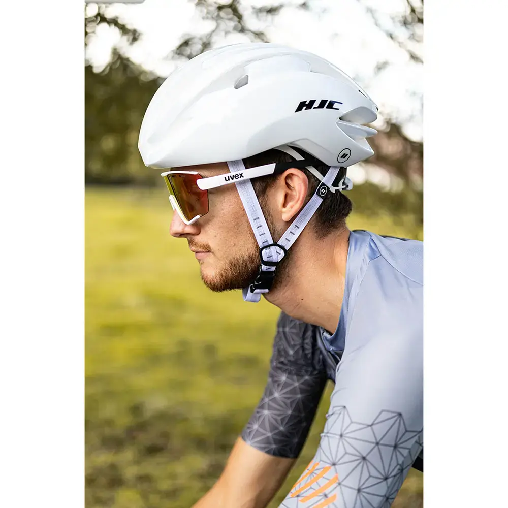 HJC Ibex 2.0 Race Fietshelm Wit/Zwart