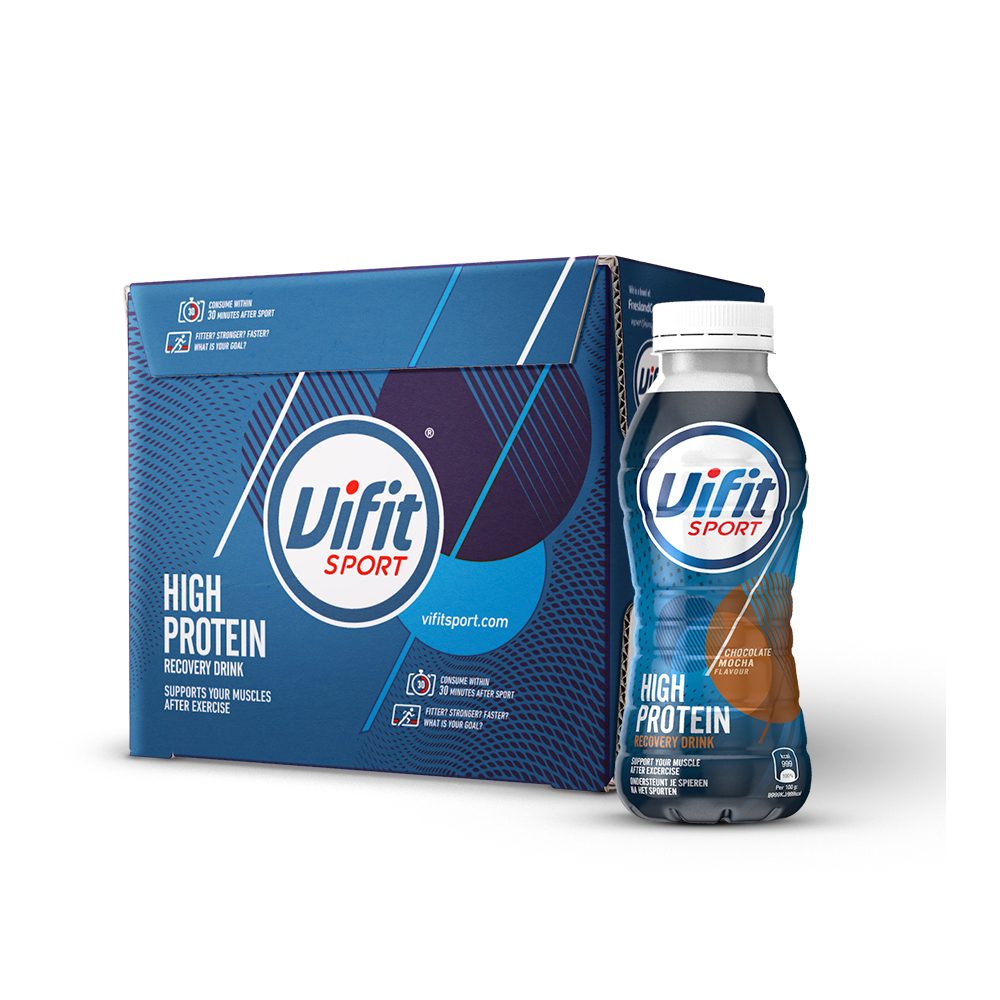 Vifit Sport Recovery Drank Chocolade/Mocca 6x330 ml