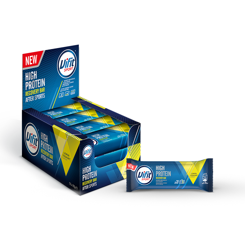 Vifit Sport Recovery Reep Lemon Yoghurt 12x55 gram koop je bij ...