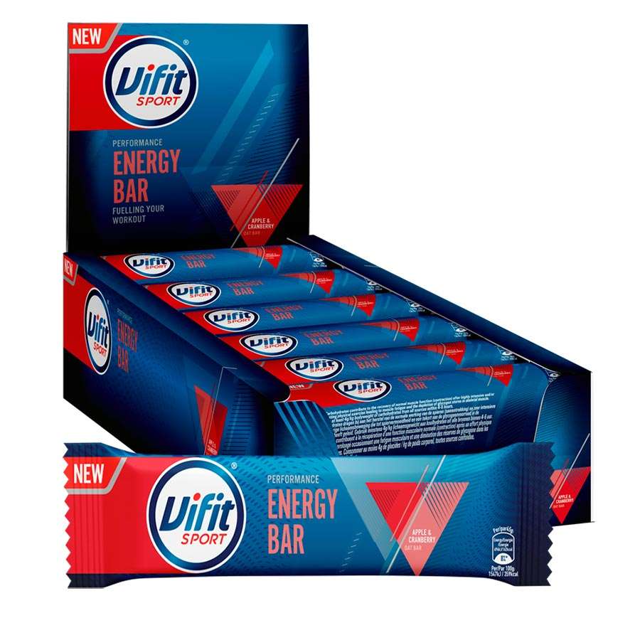 Vifit Sport Energie Reep Appel/Cranberry 12x45 gram